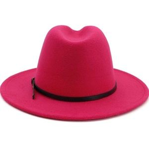 Accessories | Rose Pink Womans Stylish Fedora Hat Nwt | Poshmark